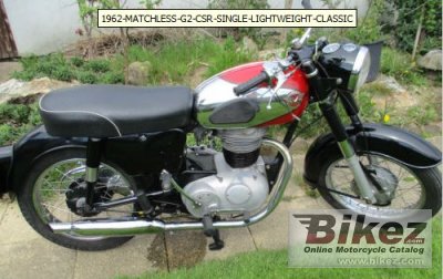 1964 Matchless G2 CSR specifications and pictures